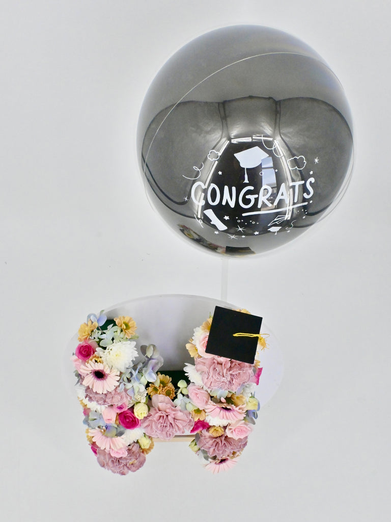 Letter Standee for Graduation — MUSE Flowers & Wrapping